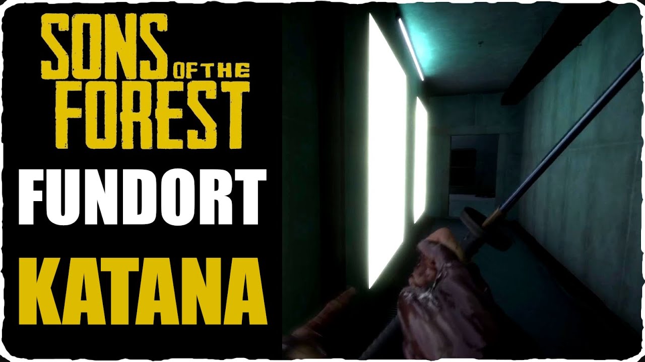 Sons of the Forest Katana finden Fundort Schwert mit Map Location ...