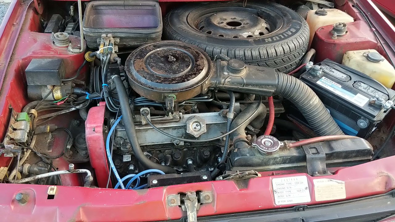 88 Yugo GV fast idle - YouTube
