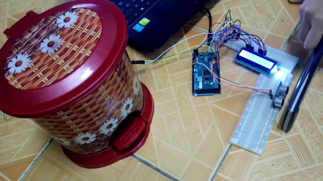 Thùng Rác Tự Động(phần 1) - Automatic Trash Can - YouTube