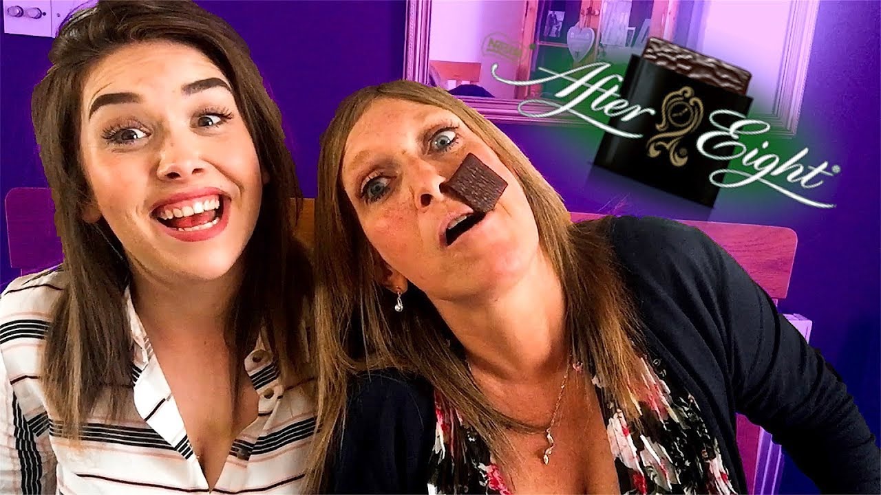 Hilarious After Eight Challenge with Mum! - YouTube