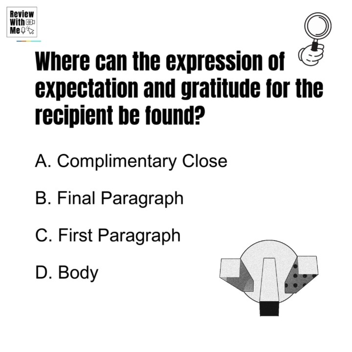 RWM #5 Content of a Formal Letter #genedreviewer #let #reviewer # ...