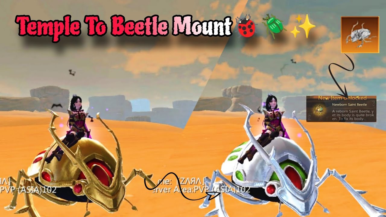 Temple To The Beetle Mount🐞🪲 | Utopia Origin | PVP102 #utopia #pvpserver - YouTube