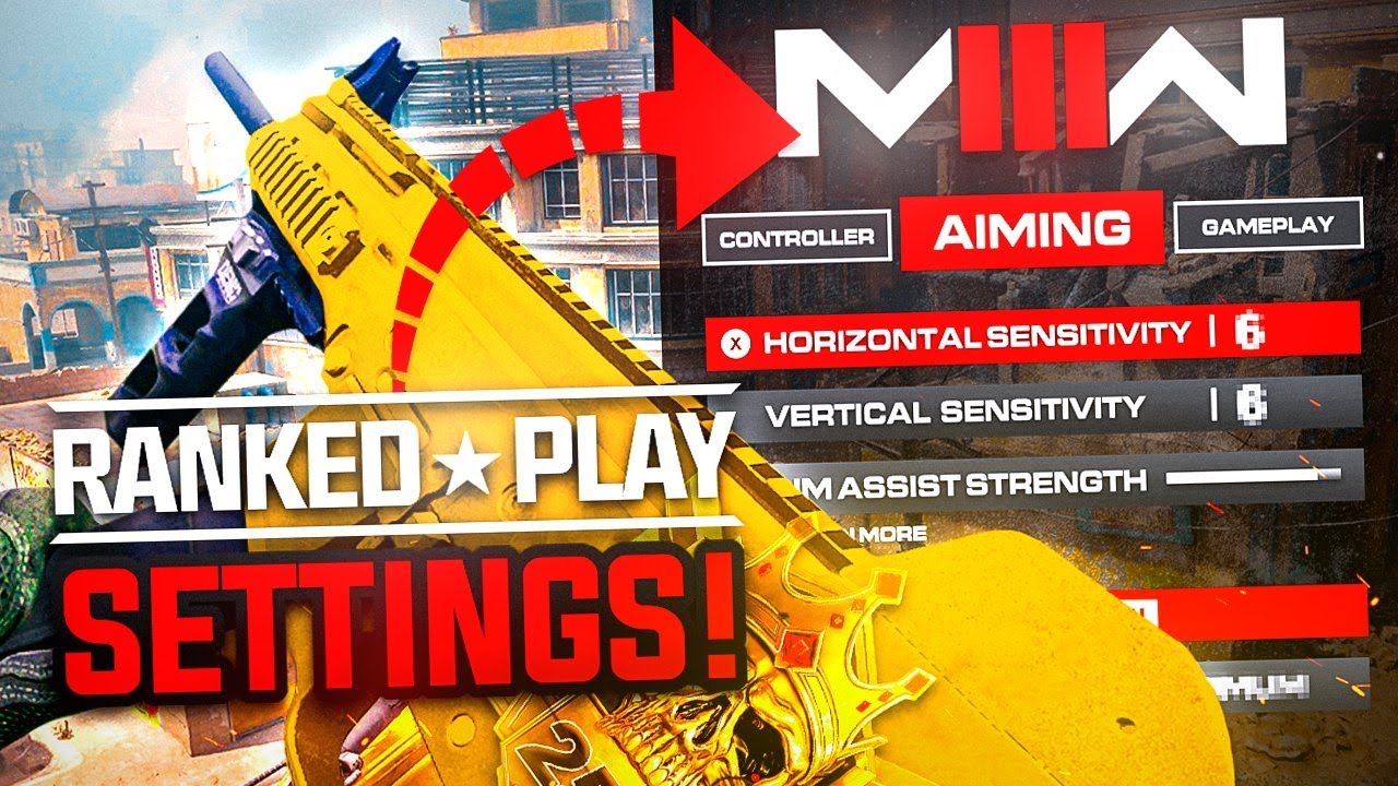 #1 PRO SETTINGS for MW3 Ranked Play! (BEST AIM + FPS) - YouTube