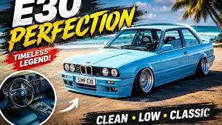 The Legendary BMW E30 🔥 | Every Car Lover's Dream! BMW LOVER'S THIS IS ONE FOR YOU💞#carlover#4k clip