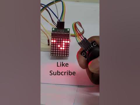 Arduino Snake Game Project - LED matrix +joystick - YouTube