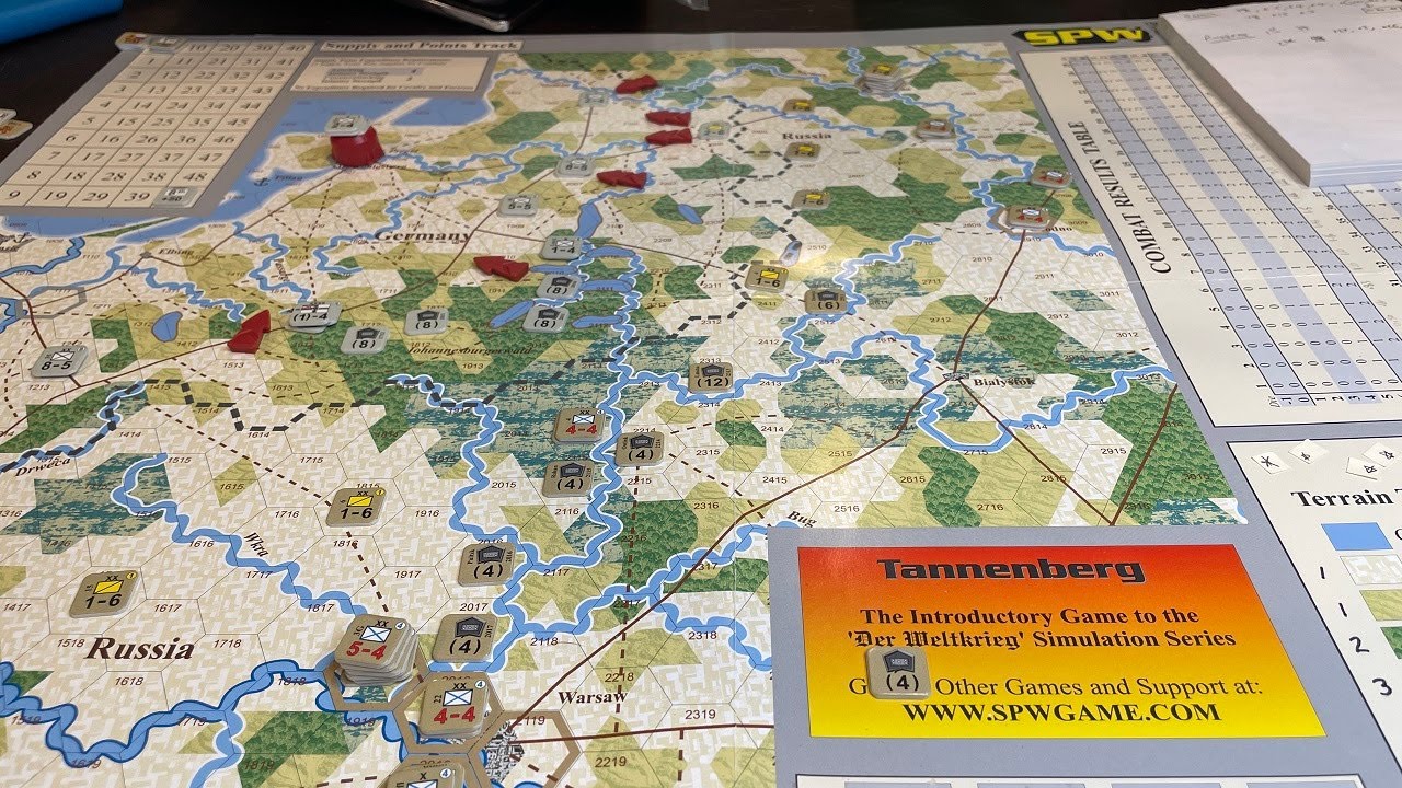 How-to-Play Tannenberg - Introductory Scenario for Der Weltkrieg - YouTube