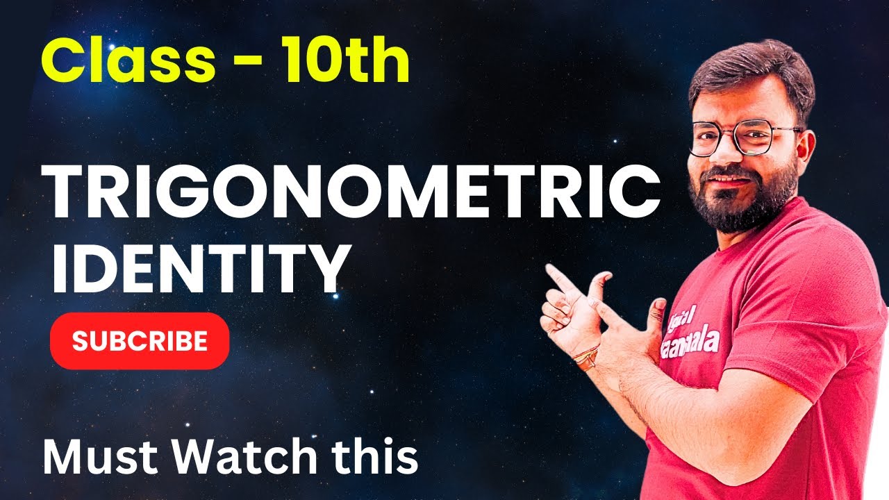 Trigonometric Identity || Class 10th || Exercise - 8.3 || NCERT ...