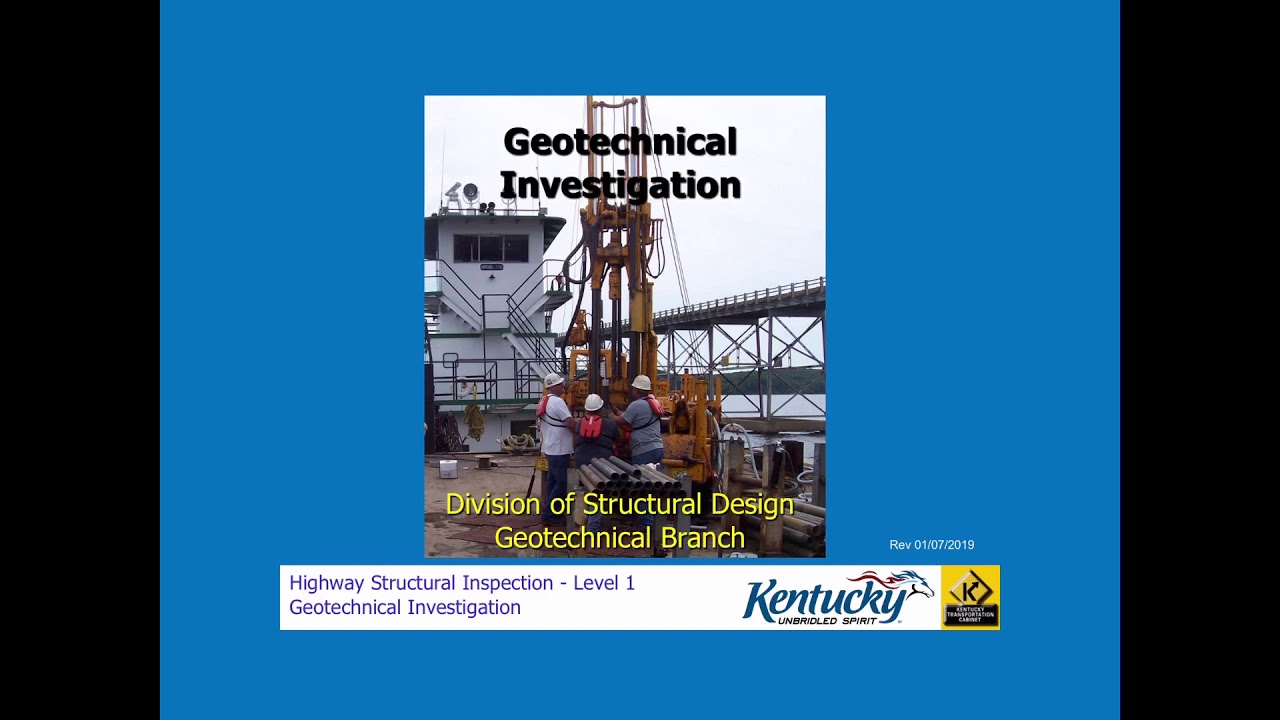 Geotechnical Investigation for Bridge Construction - YouTube