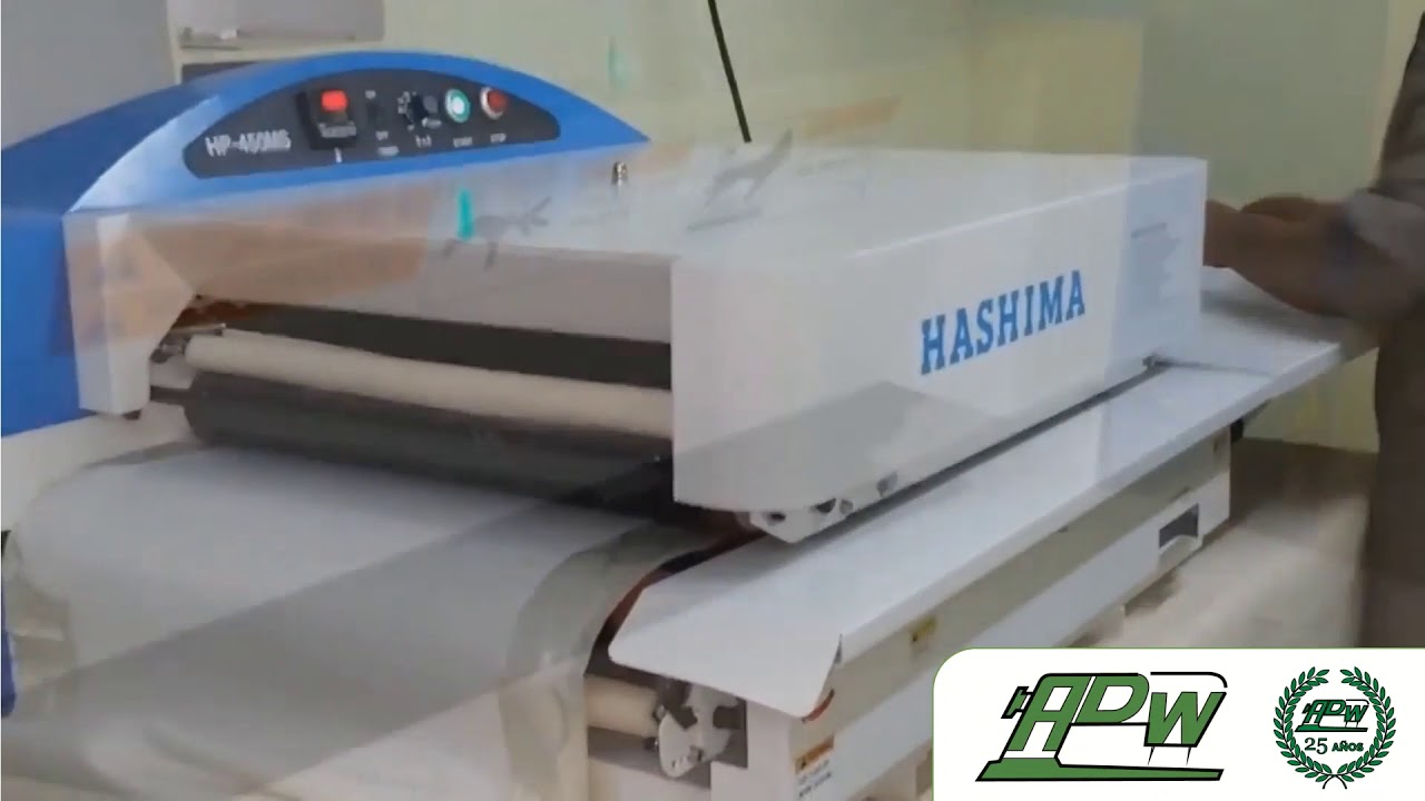 Fusionadora de Banda Continua Hashima HP-450MS - YouTube