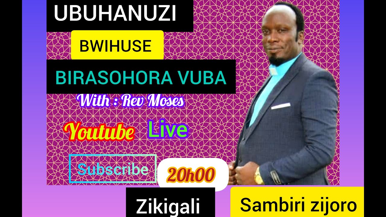 IJORO RYUBUTABAZI WITH REV MOSES - YouTube