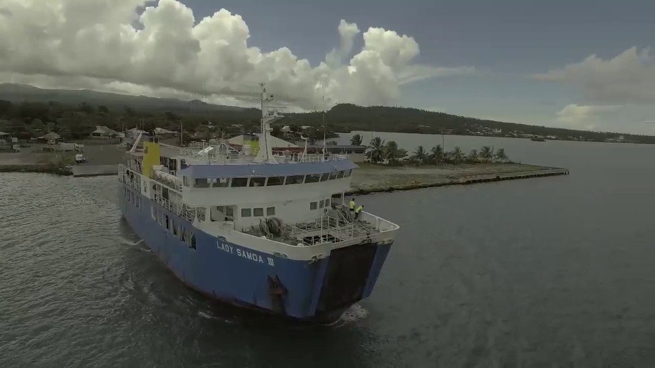Lady Samoa III - Departing Salelologa, Savaii - YouTube