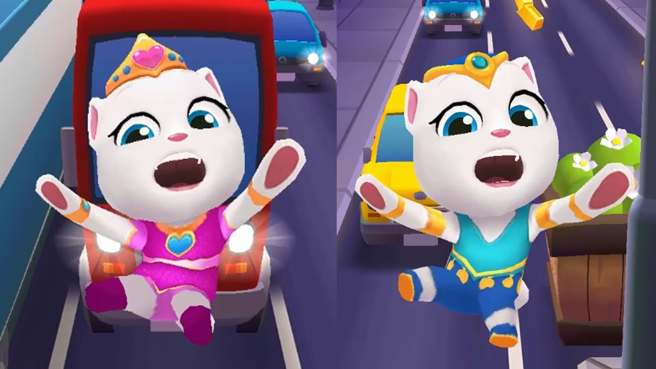 Talking Tom Gold Run FALLS AND FAILS FUNNY COMPILATION # 1 - YouTube