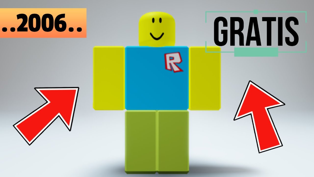 Nuevo Personaje Noob del año 2006 GRATIS 🤑 Roblox Avatar - YouTube
