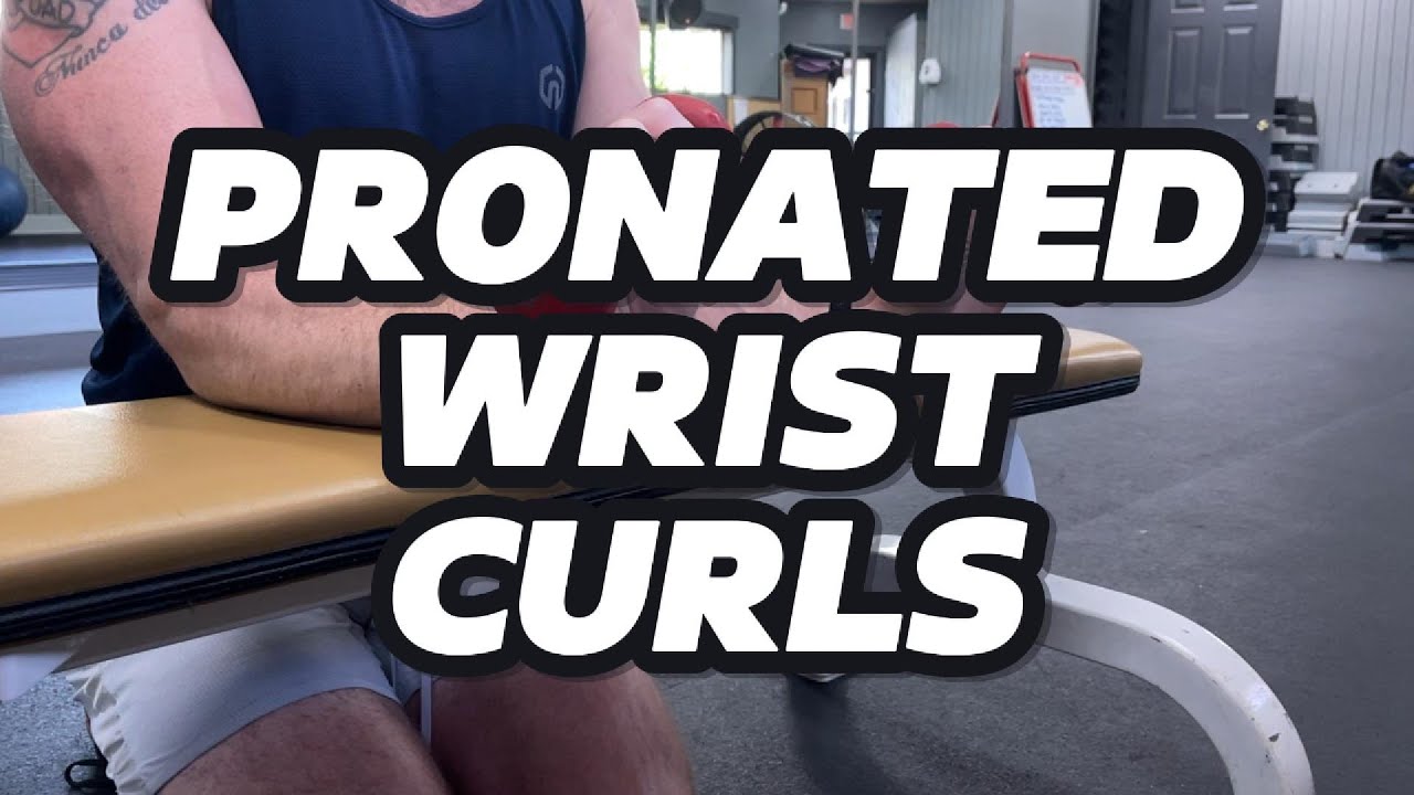 Pronated Supported Wrist Curls | Wrist Mobility Exercise - YouTube