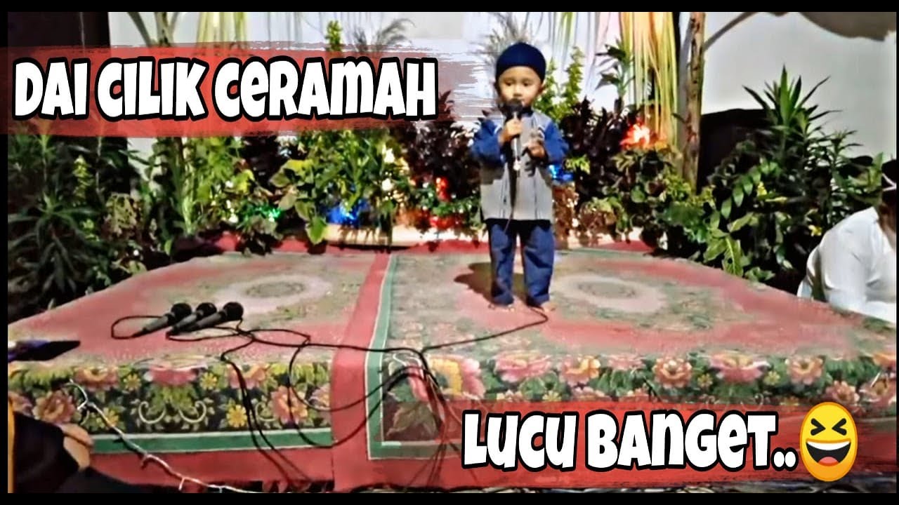 Viral Video Dai Cilik Ceramah Lucu Sampai Pipis di Celana - YouTube