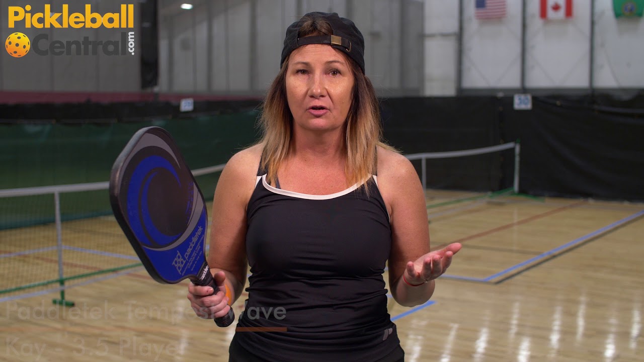 Kay Reviews the Paddletek Tempest Wave Pickleball Paddle - YouTube