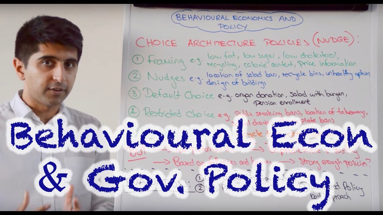 Behavioural Economics and Government Policy (Nudge Policies) - YouTube