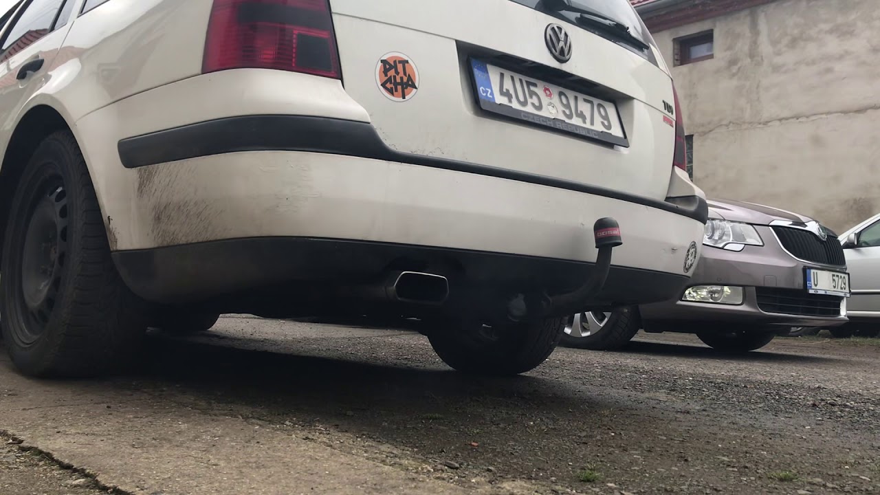 VW Golf 1.9 TDI ALH Cold start -5*C - YouTube