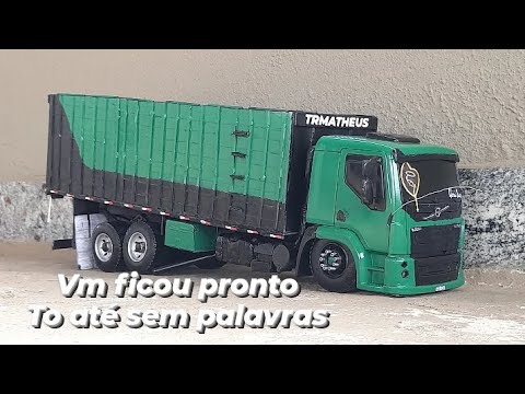 como fazer volvo vm no boiadeiro #miniatura #caminhão - YouTube