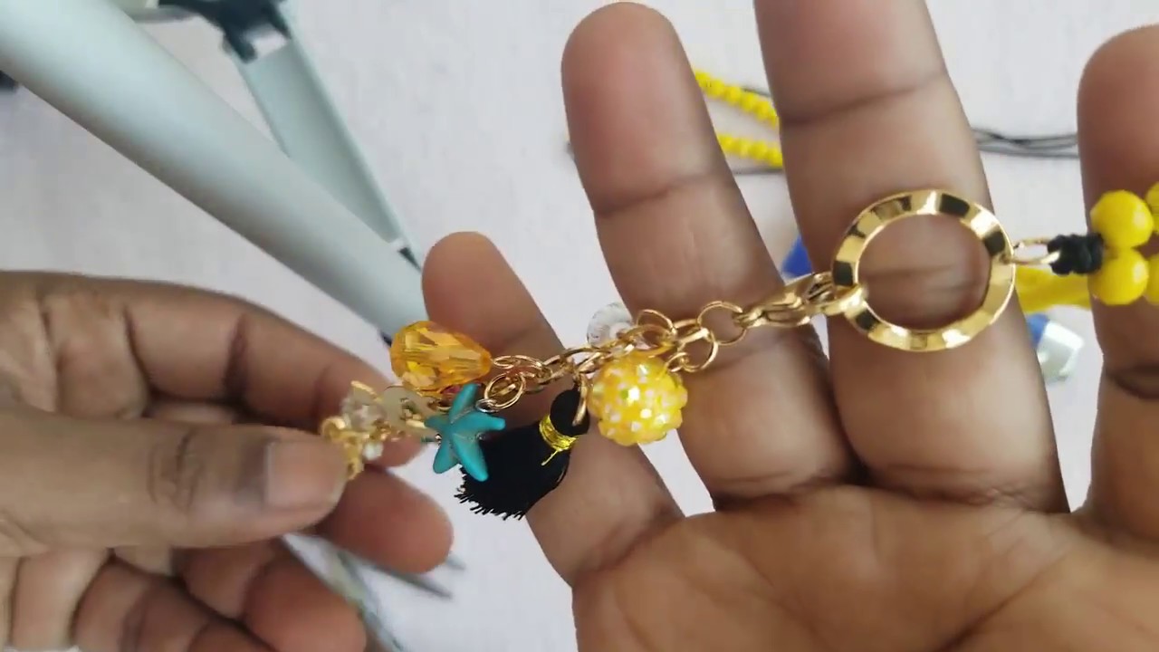 Como hacer collar playero, tutorial de collar para ir a la playa ...