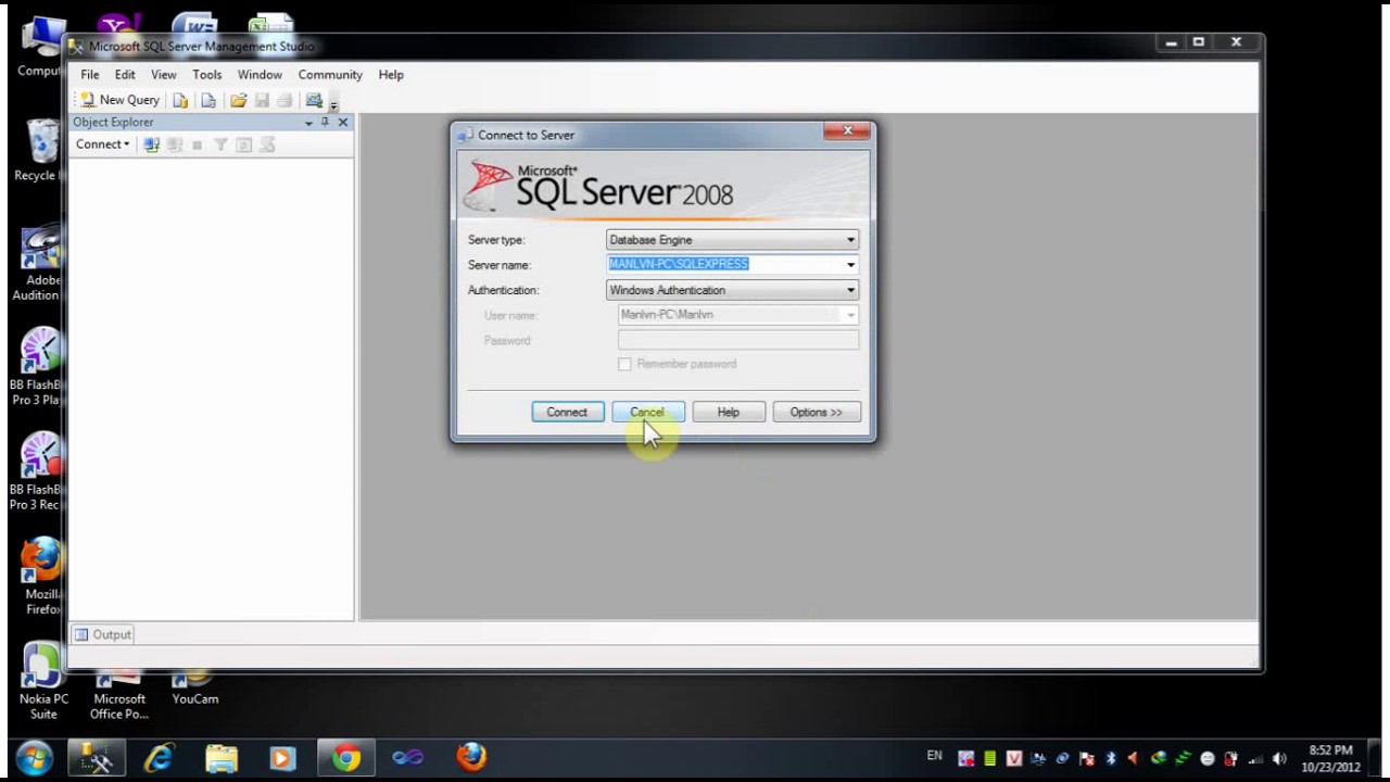 Hướng dẫn Export CSDL sang Excel o SQL server 2008 - YouTube