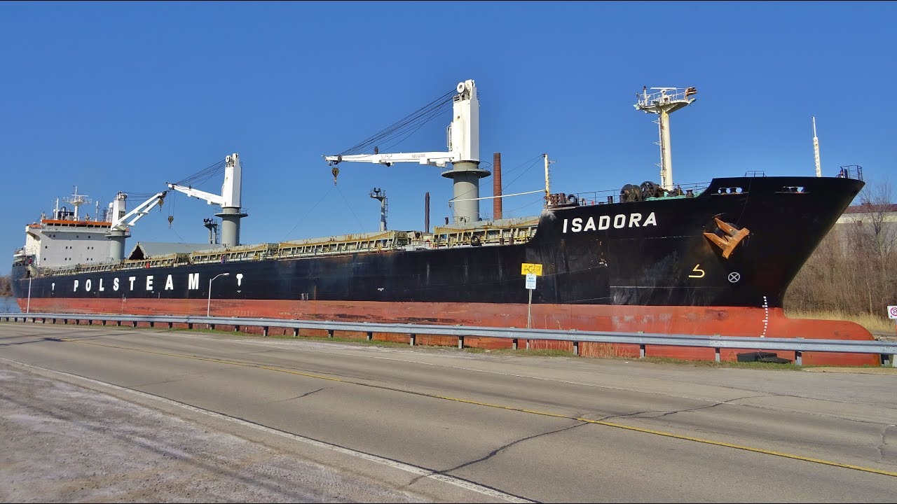 Polsteam ISADORA at Lock 4, Welland Canal 2018 - YouTube