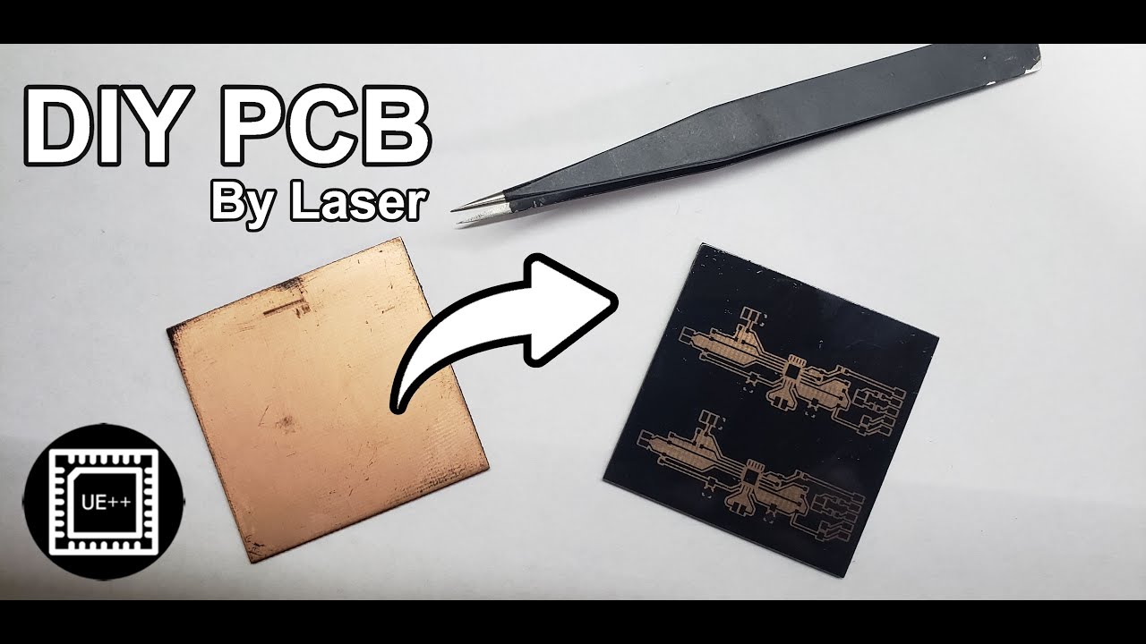 Como hacer una PCB con CNC laser - YouTube