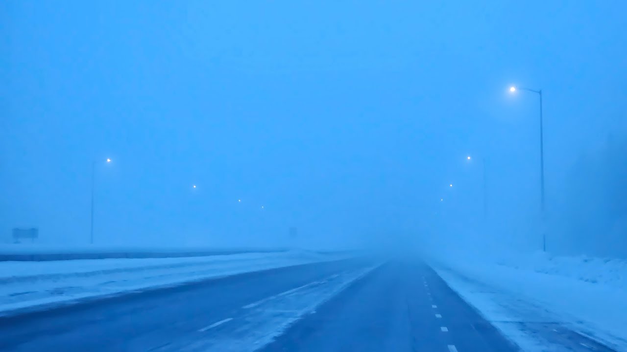 Ice Fog at -40° in Fairbanks Alaska - YouTube