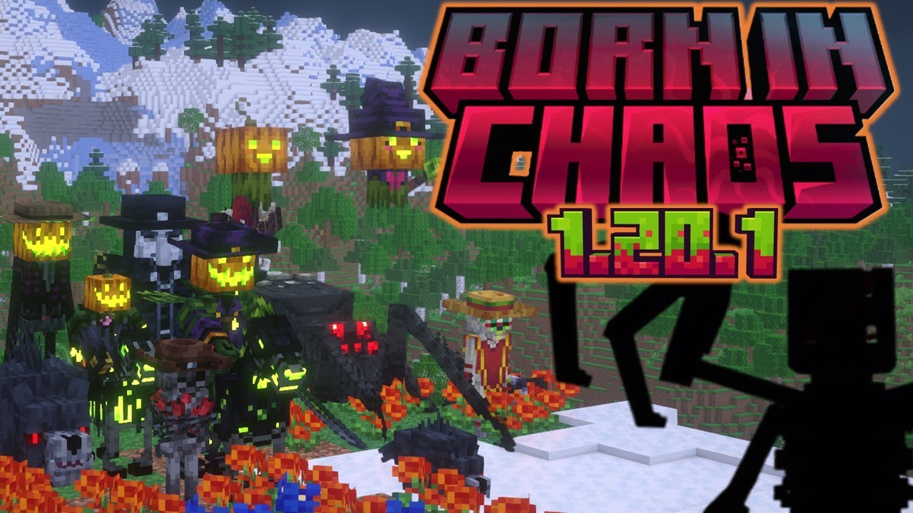 La Actualización de Halloween! - Born in Chaos 1.20.1 - Mod Review ...