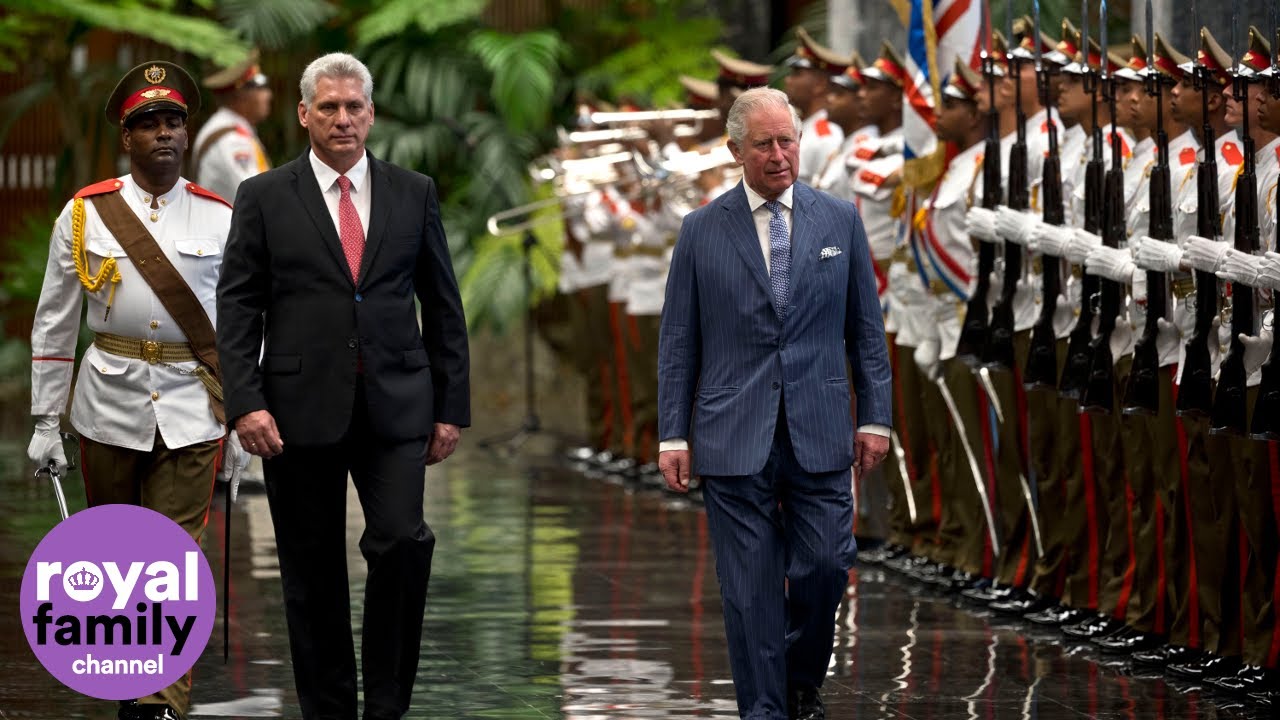 Prince Charles meets Cuban President Miguel Diaz-Canel - YouTube