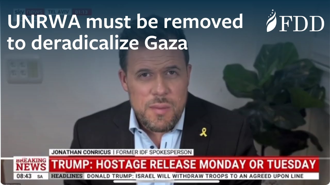 Jonathan Conricus on the hostage deal and why UNRWA must be removed ...