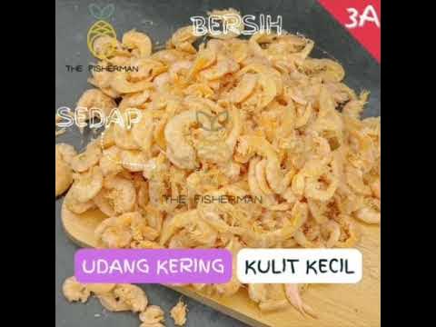 Dried Shrimp with Shell 占壳虾 占壳虾米 占虾米 3A (300G/500G/1KG) - YouTube