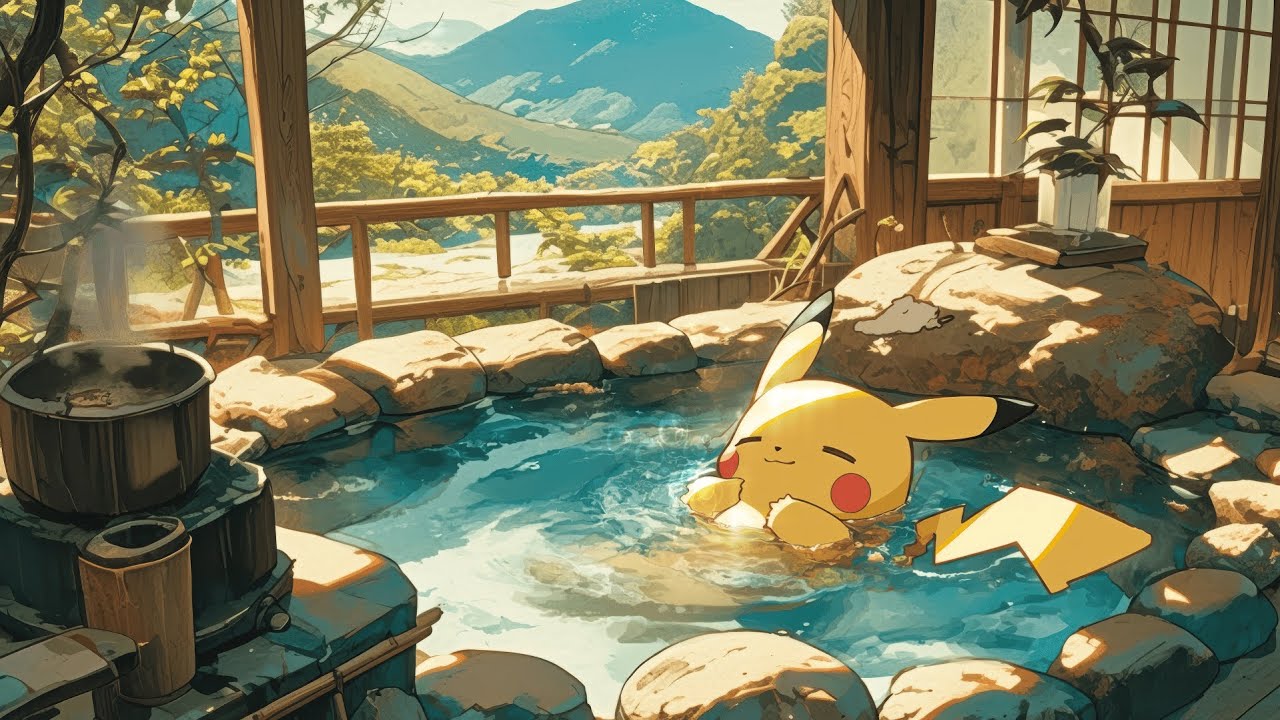 Traditional Japanese Style Pokémon Music to Relax To 🌸 - YouTube