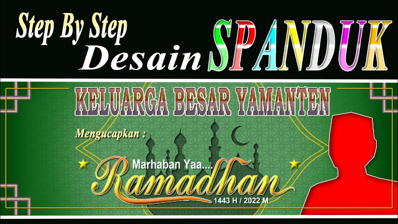 Tutorial Photoshop: Step By Step Desain SPANDUK - YouTube