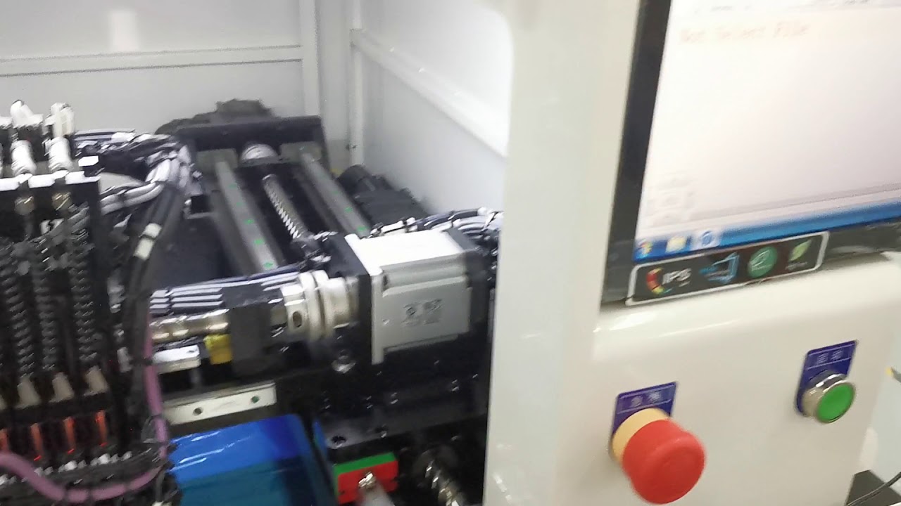 LED Pick and Place Machine HCT-530SV Teaching Video 2 - Setting ...