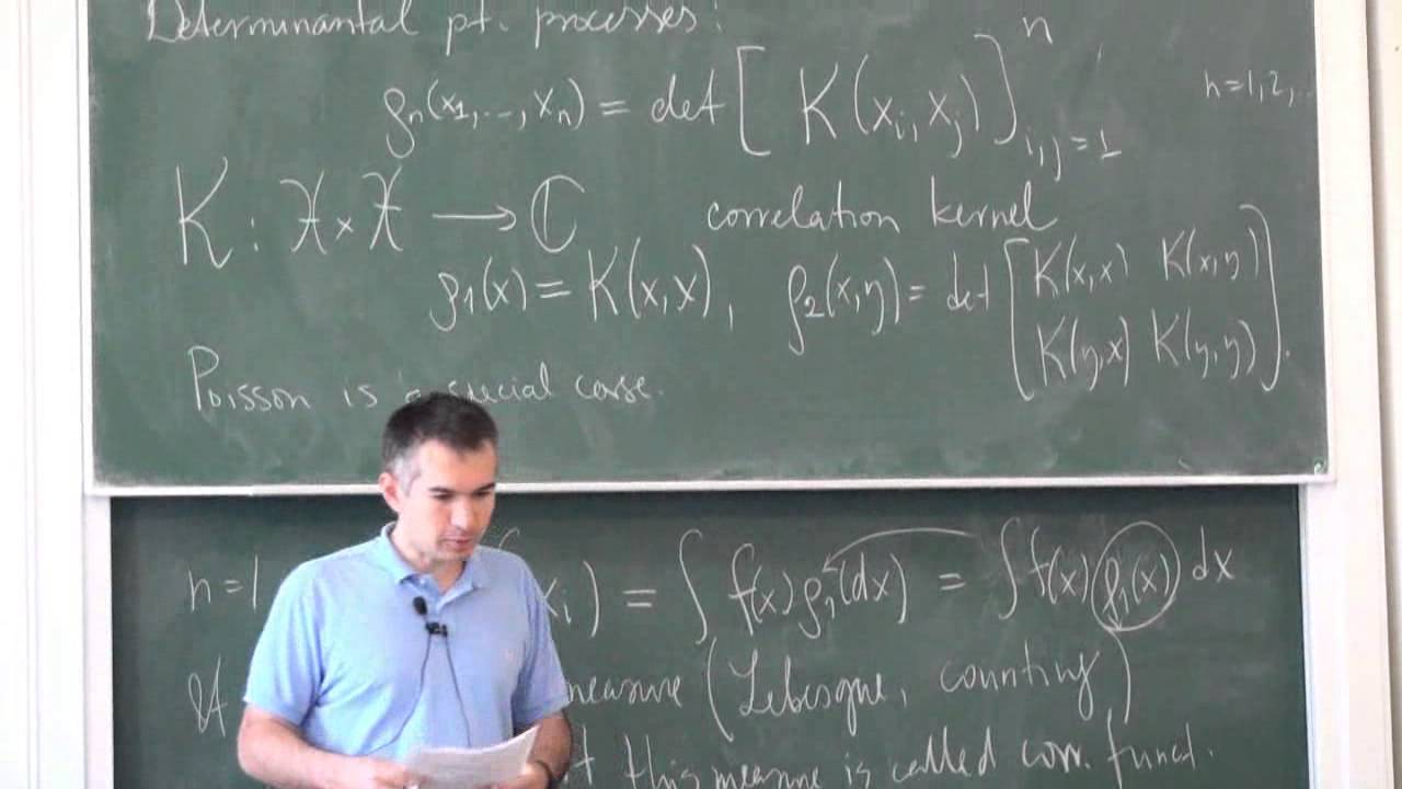 Lecture 2 | Integrable models of random growth and branching graphs ...