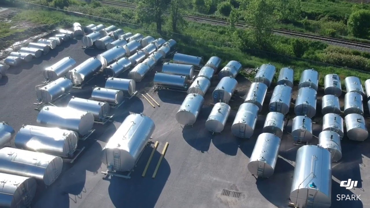 Mueller bulk milk tanks - YouTube