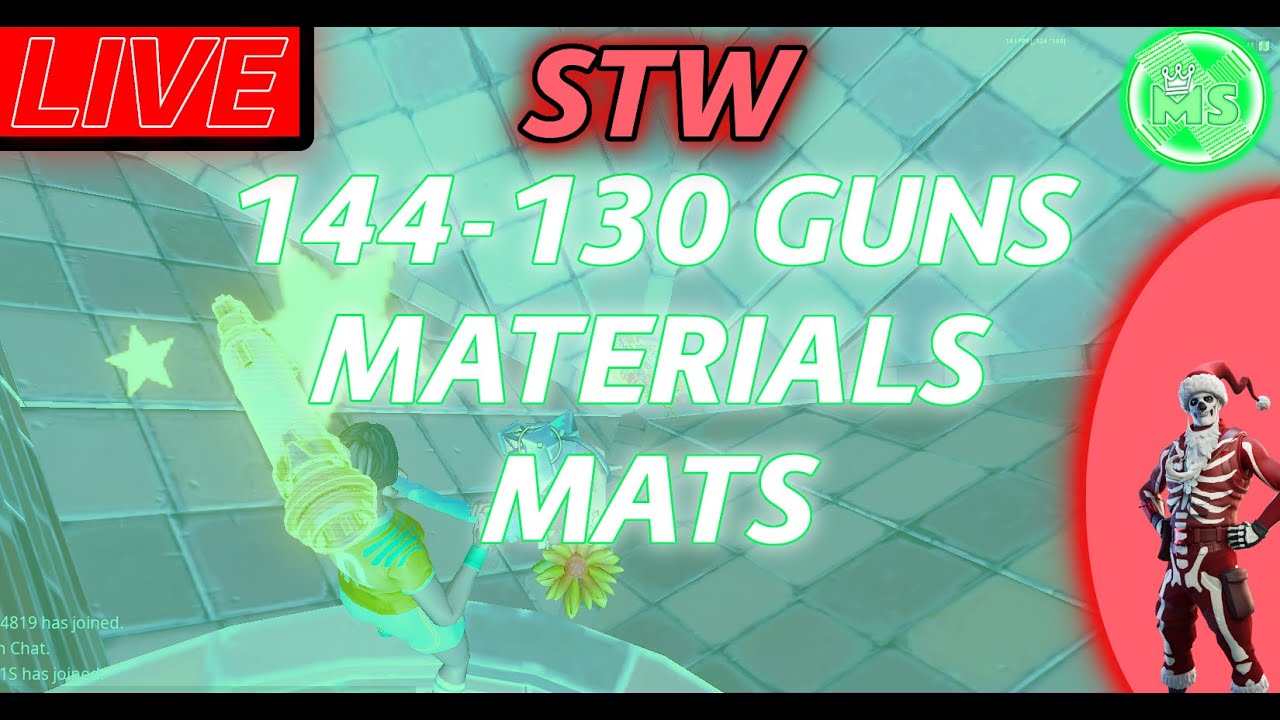 🔴 FORTNITE STW GIVEAWAY GUN/TRAPS/MATS HELPERS NEEDED 🔴 #savetheworld # ...
