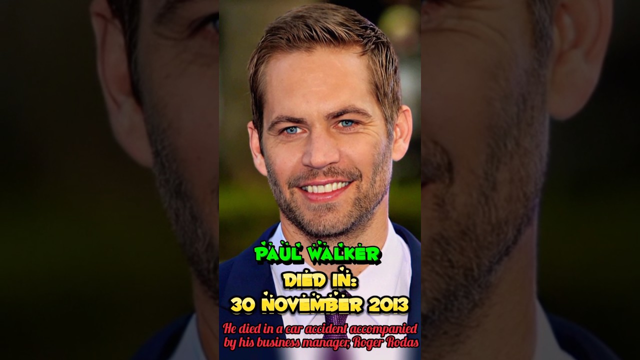 Paul Walker Tribute Tattoo