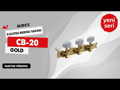 Midex CB-20 Klasik Gitar İçin Kaliteli Burgu Takımı 1 SET