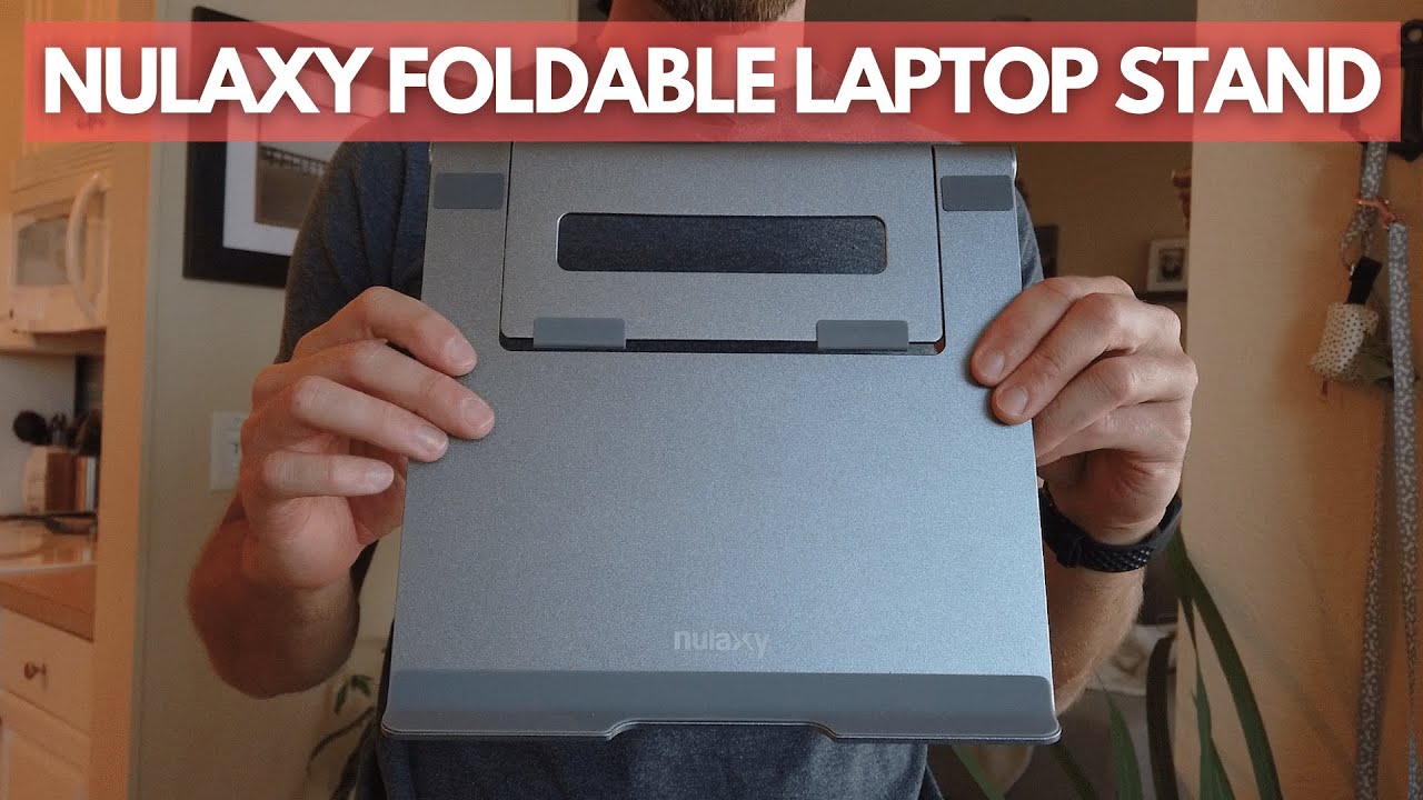 Nulaxy Foldable Portable Laptop Stand Product Review - YouTube