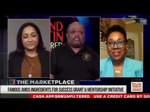 Roland Martin interviews with Famous Amos & Vontélle Eyewear - YouTube