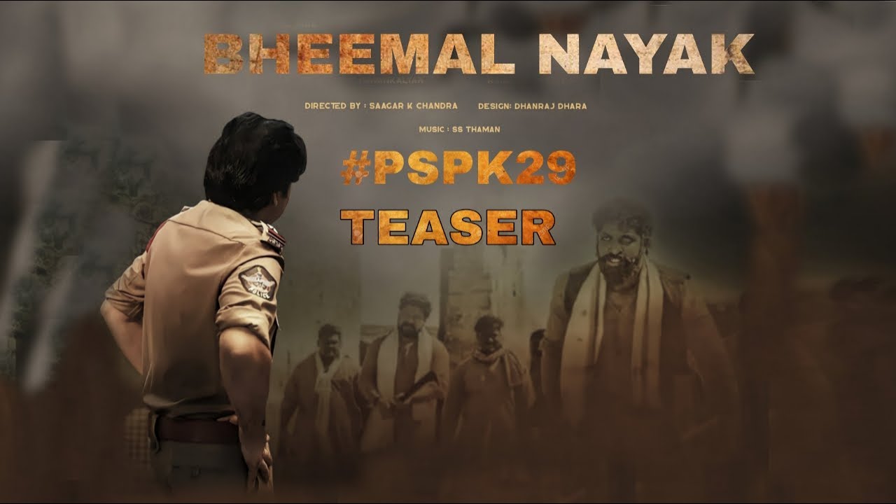 PSPK 29 Official Teaser | Bheemal Nayak Official Teaser | Pawan Kalyan ...