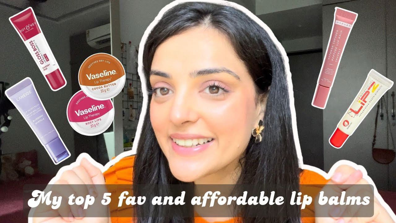 My top 5 fav and affordable lip balms #fav #lipbalm #youtubeupdate # ...