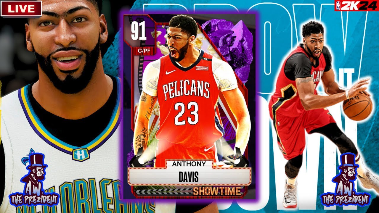 *LIVE* AMETHYST ANTHONY DAVIS? NBA 2K24 MYTEAM | SHAQ STOPPER? - YouTube