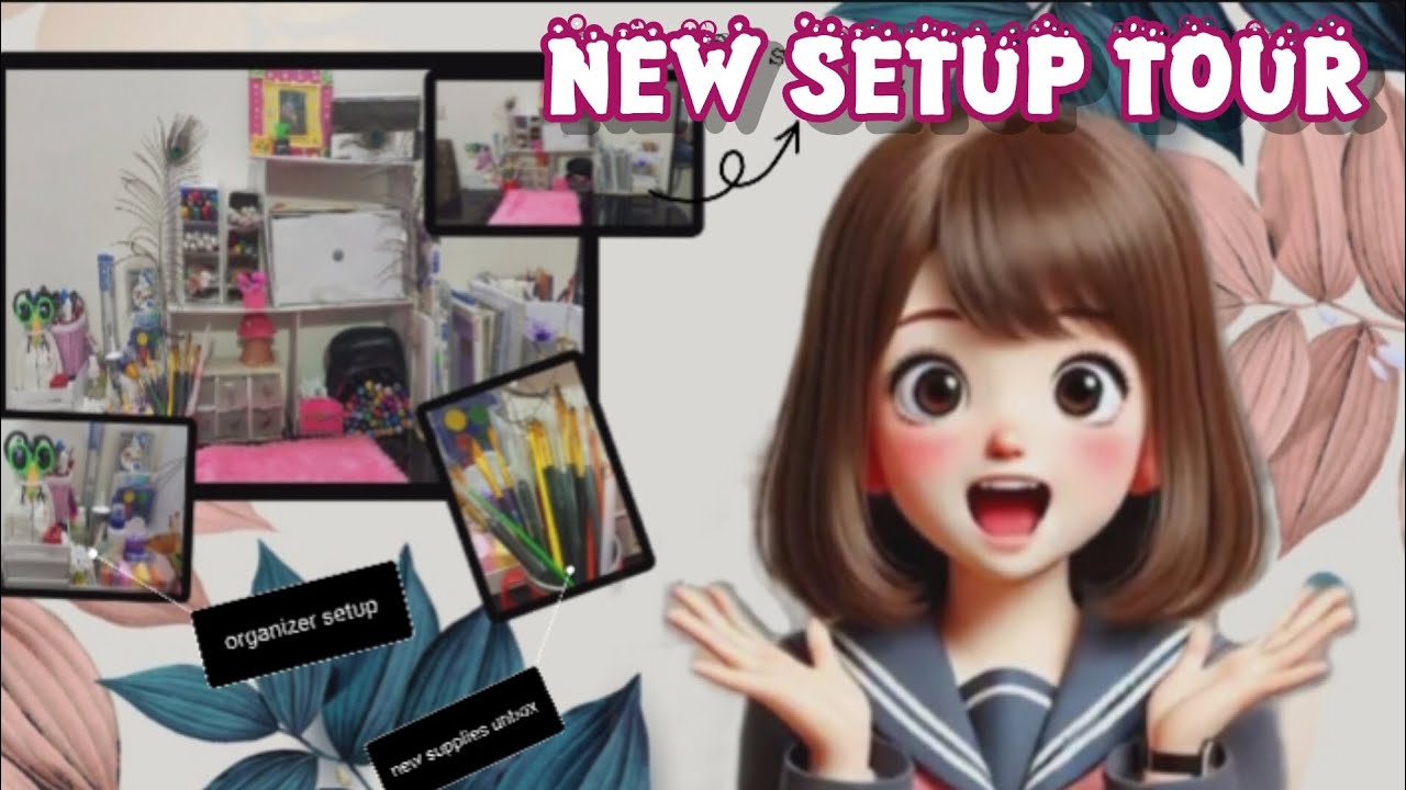 NST - New Setup Tour 😍🥰 | #setupmakeover | #unboxing | Kashvi Art House ...
