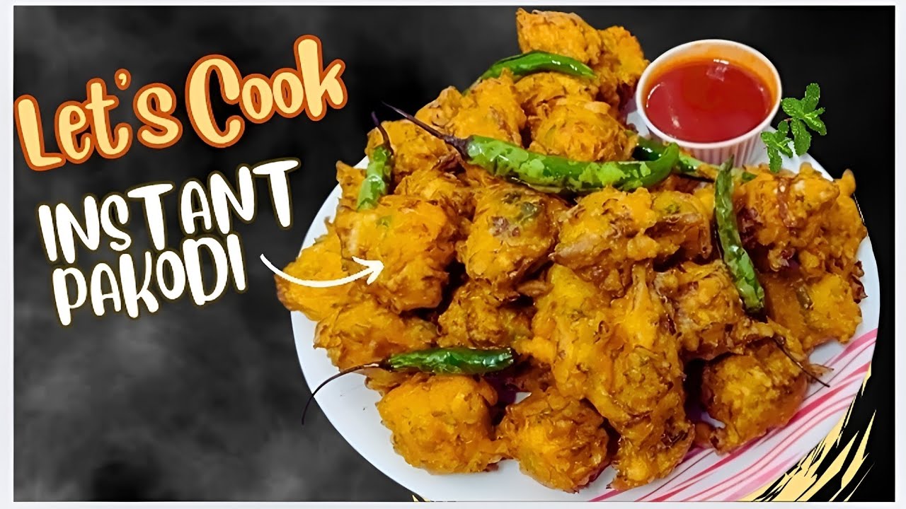 how to make pakoda at home || Instant pakodi recipe - YouTube