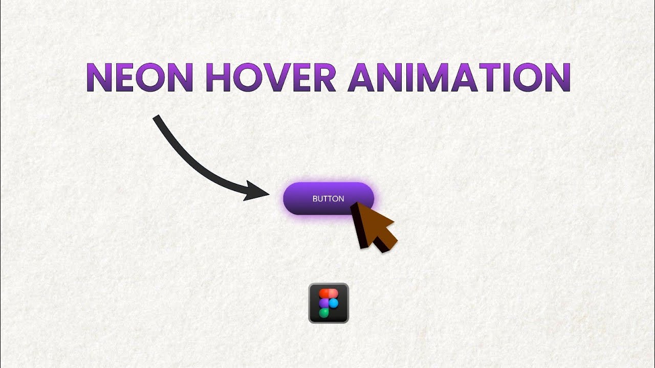 Neon Hover Animation in Figma | UI/UX Design Tutorial 🎨 - YouTube
