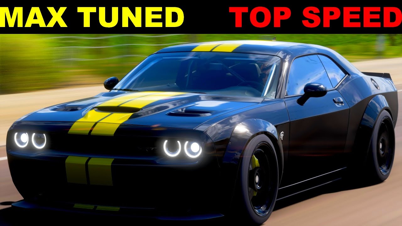 1307HP Dodge Challenger SRT Hellcat - MAX TUNED - TOP SPEED - Forza ...