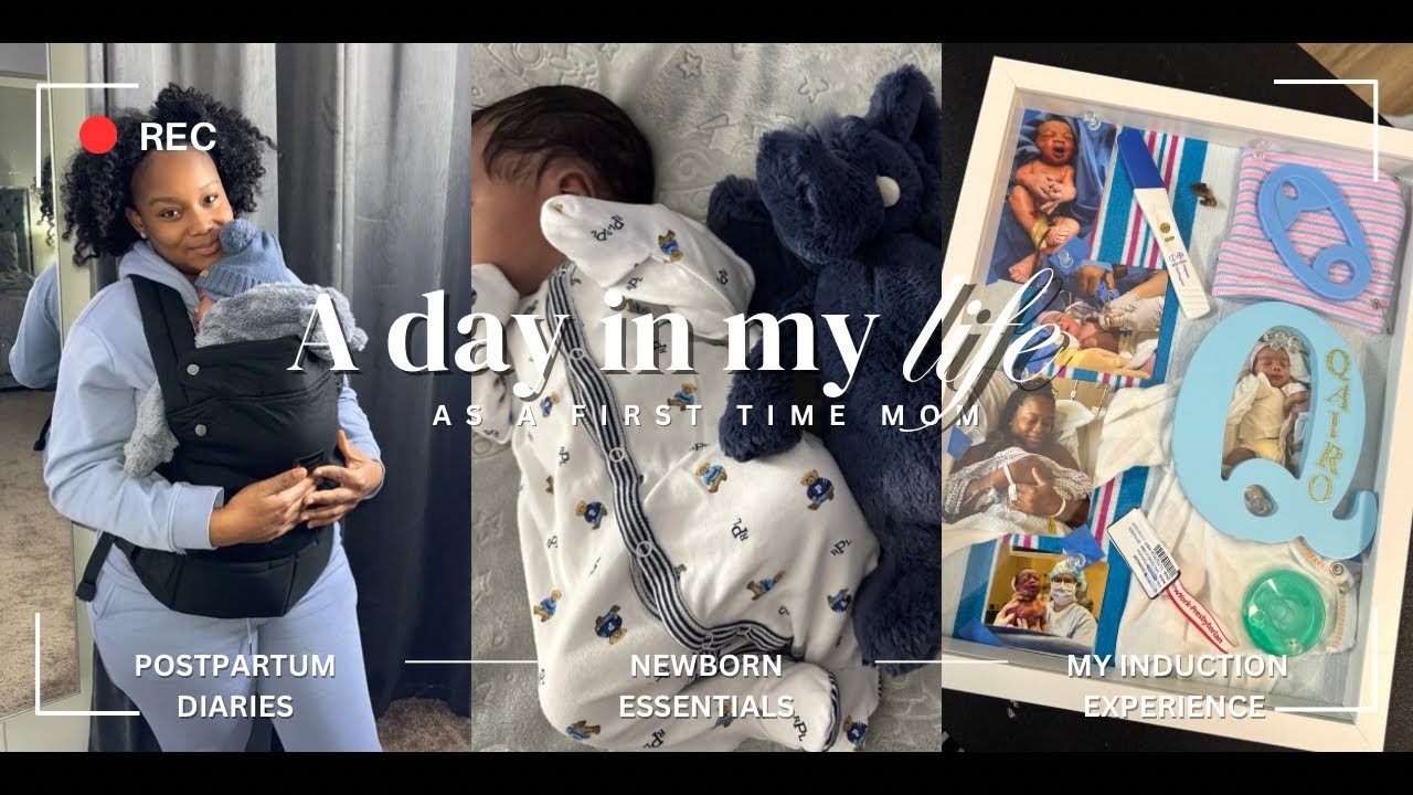 Vlog A Day In The Life Of A First Time Mom My Induction Story